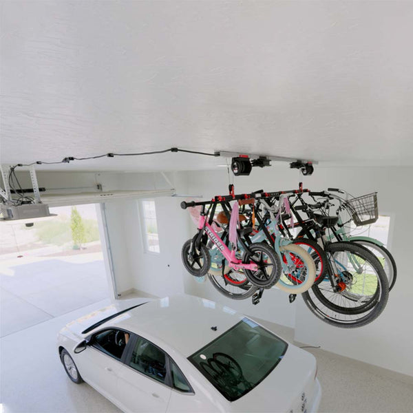 SmarterHome Multi-Bike XL Lifter - Space-Saving Garage Solution