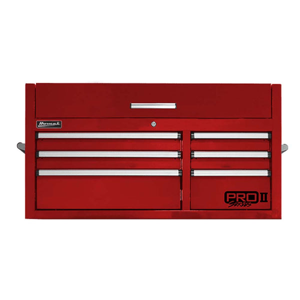Homak 41" Pro II Series 6 Drawer Top Chest - Durable Tool Storage